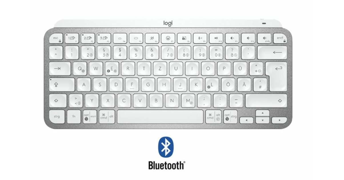 Clavier LOGITECH MX Keys Mini Bluetooth Gris Pâle - infinytech-reunion